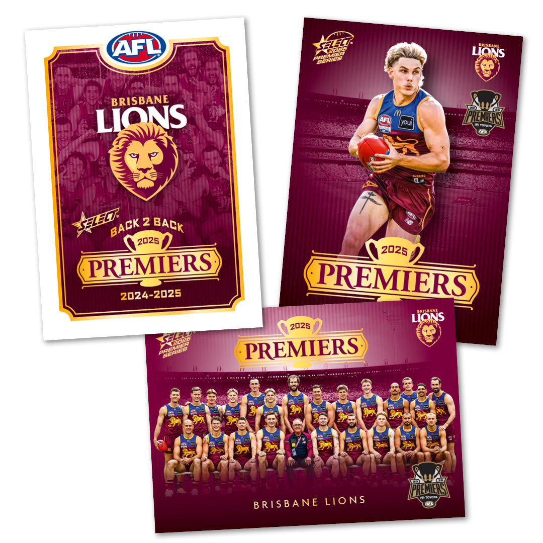Official 2025 AFL Premiers Limited Edition Card Set – Select Cards