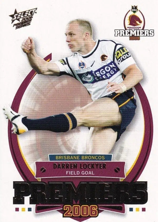 NRL Brisbane Broncos Premiers Limited Edition Card Set (2006) – Select ...