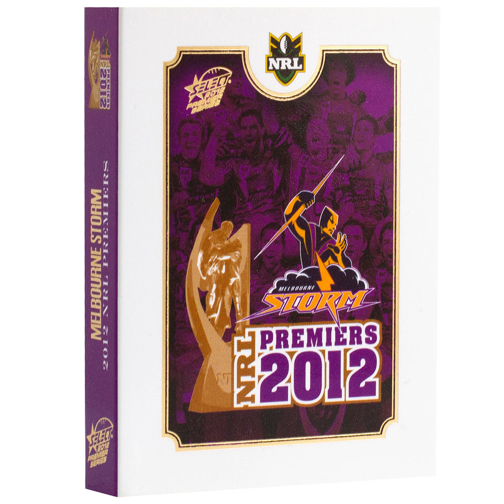 NRL Melbourne Storm Premiers Limited Edition Card Set (2012) – Select Cards