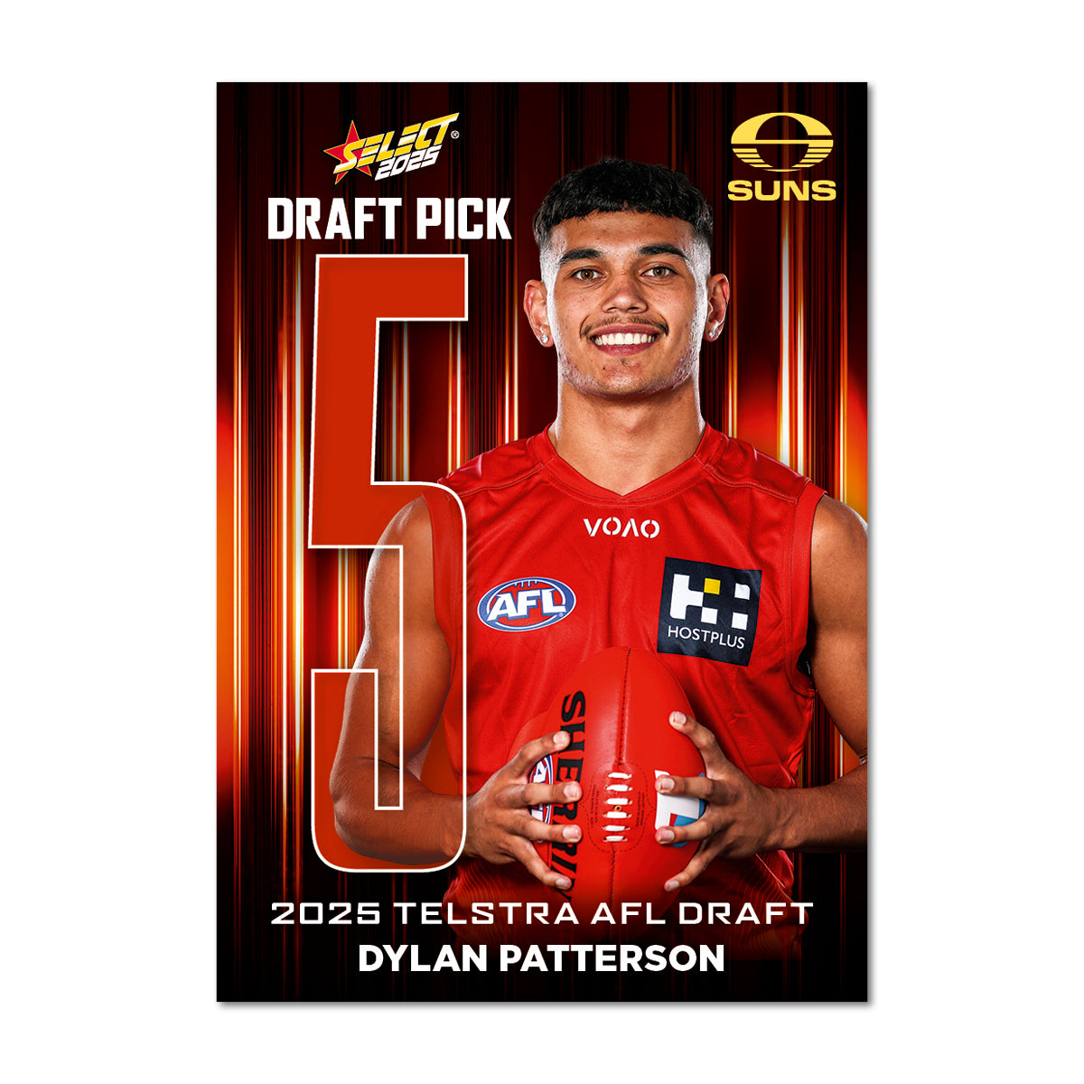 2025 AFL Draft Pick Cards – Select Cards