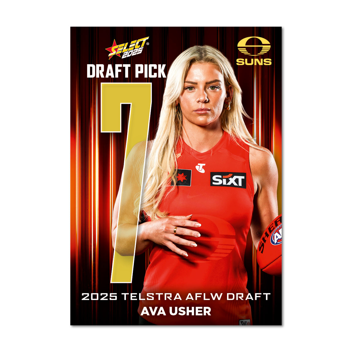 2025 AFLW Draft Pick Cards – Select Cards