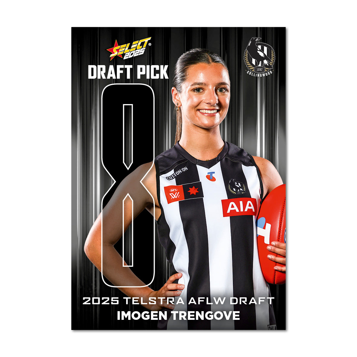 2025 AFLW Draft Pick Cards – Select Cards
