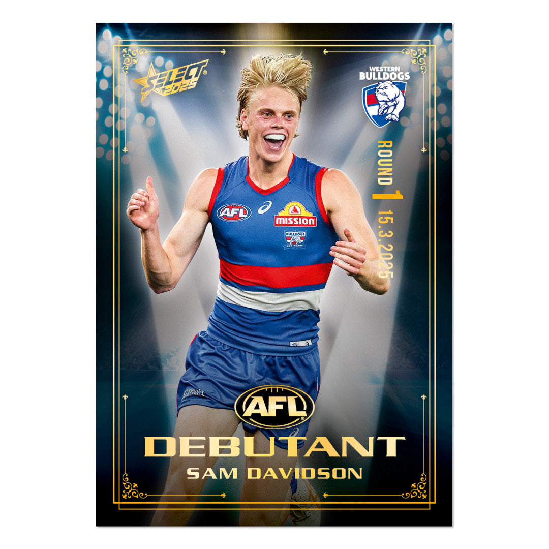 Official AFL 2025 Debutant Collector Cards – Select Cards