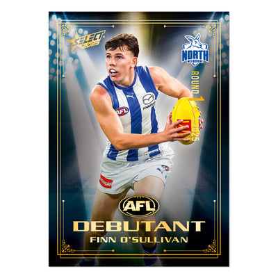 Official AFL 2025 Debutant Collector Cards – Select Cards
