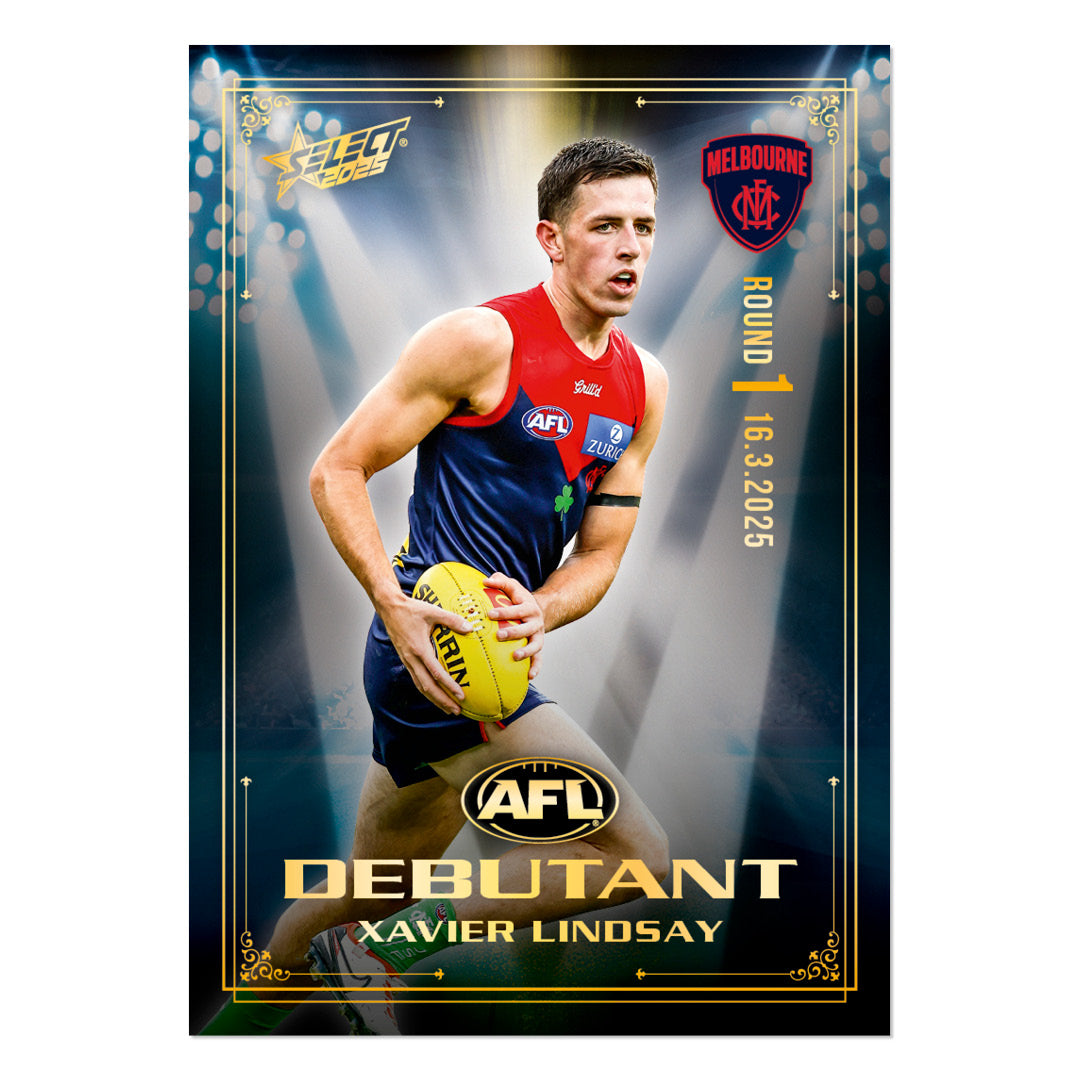 Official AFL 2025 Debutant Collector Cards – Select Cards