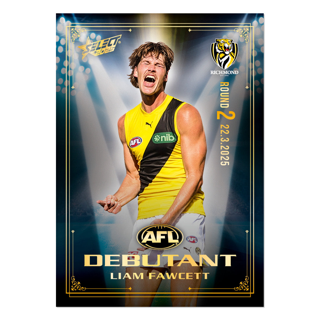 Official AFL 2025 Debutant Collector Cards – Select Cards