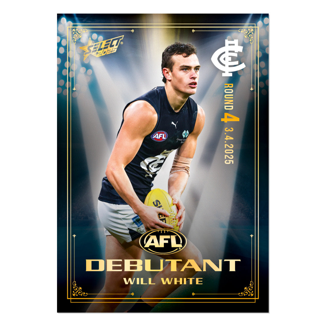 Official AFL 2025 Debutant Collector Cards – Select Cards