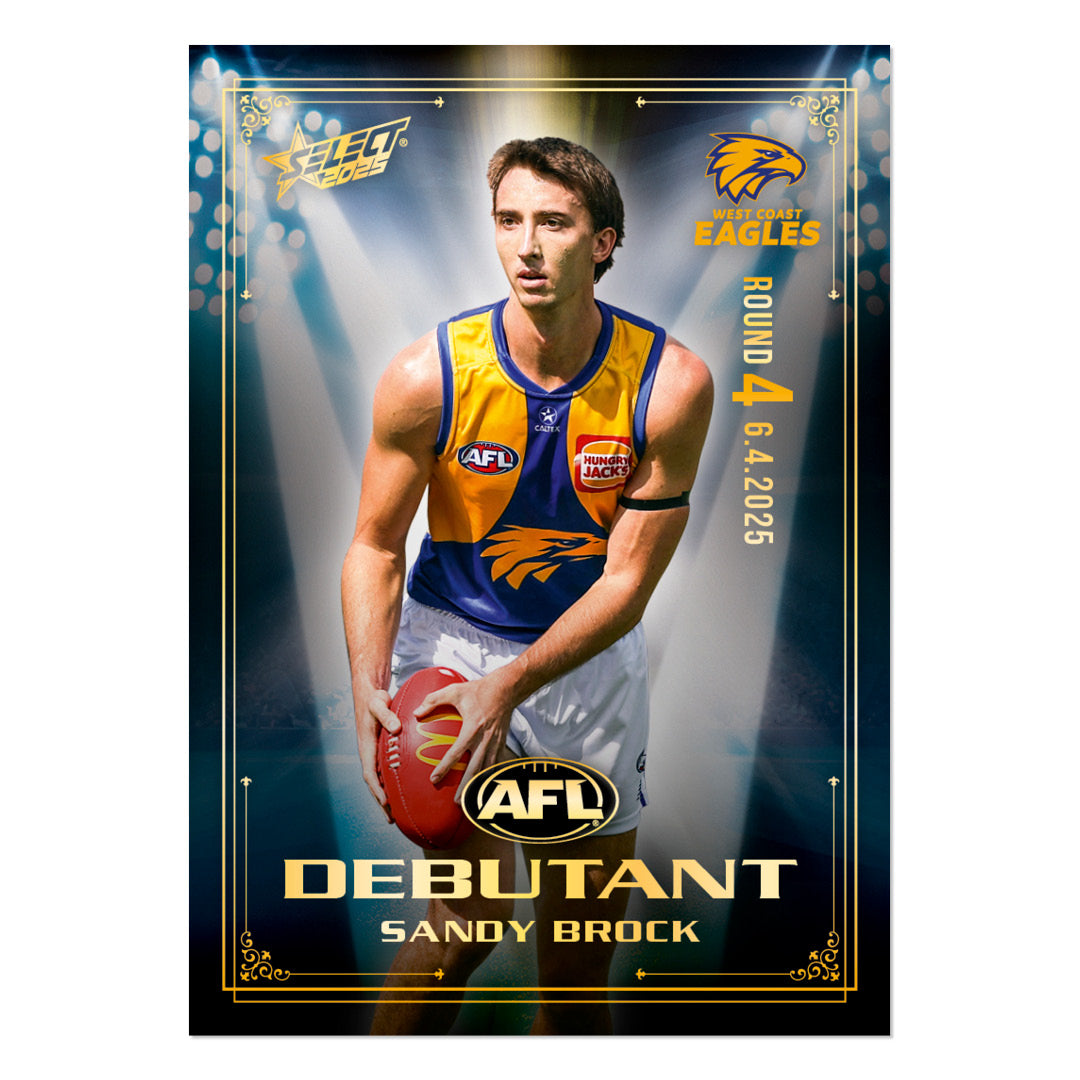 Official AFL 2025 Debutant Collector Cards – Select Cards