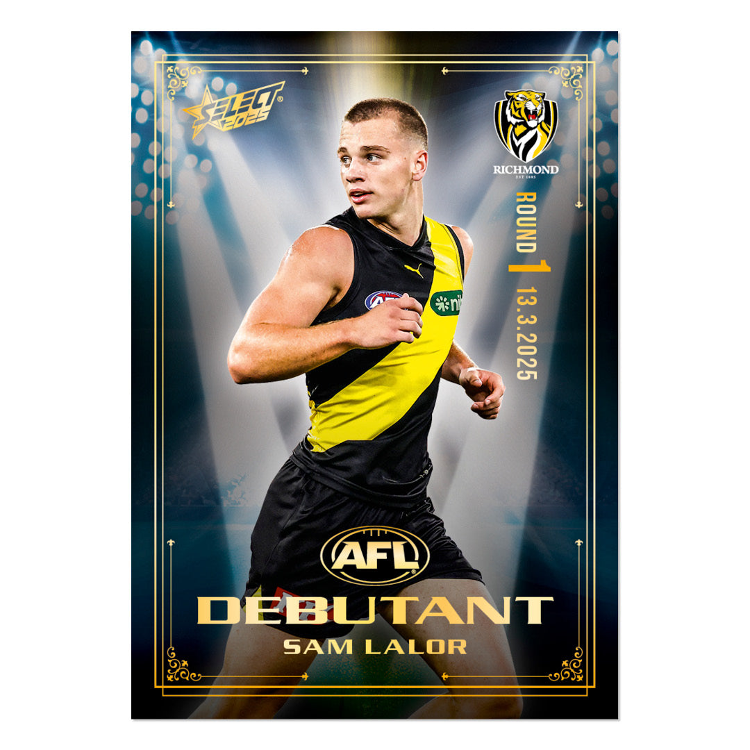 Official AFL 2025 Debutant Collector Cards – Select Cards
