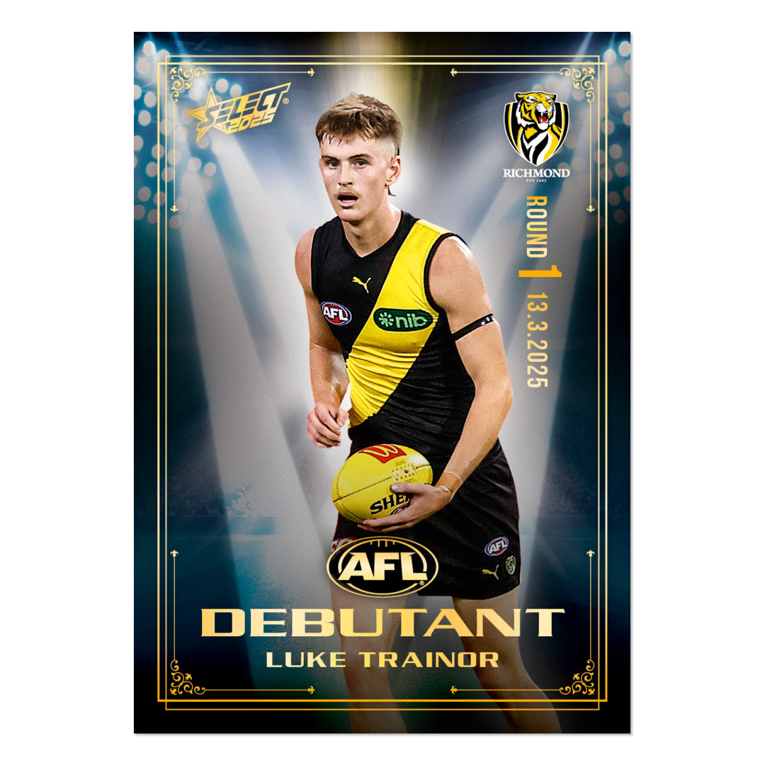 Official AFL 2025 Debutant Collector Cards – Select Cards