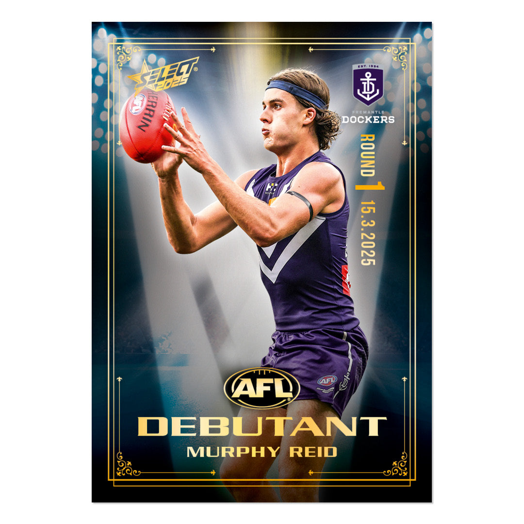 Official AFL 2025 Debutant Collector Cards – Select Cards