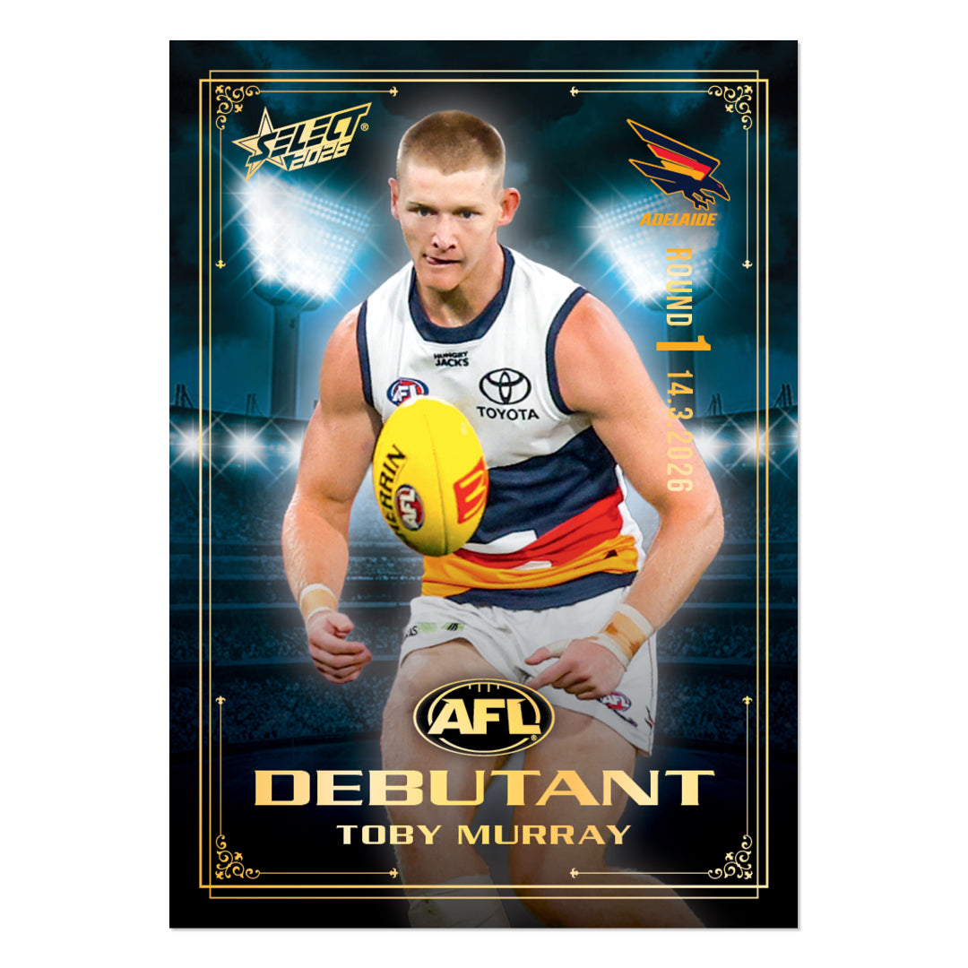Official AFL 2026 Debutant Collector Cards – Select Cards