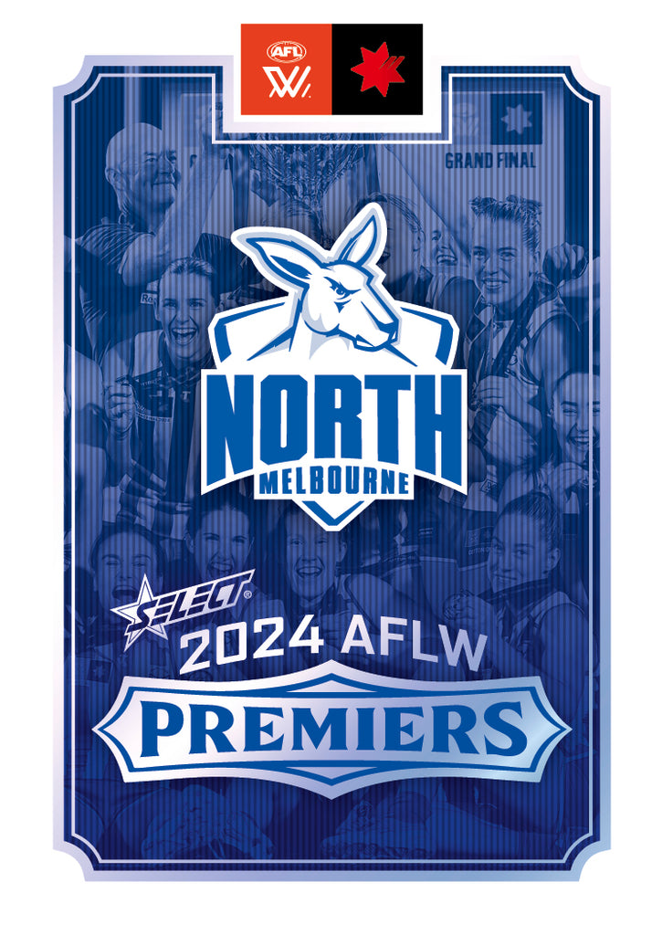 2024 AFLW North Melbourne Platinum Premiers Card Set – Select Cards