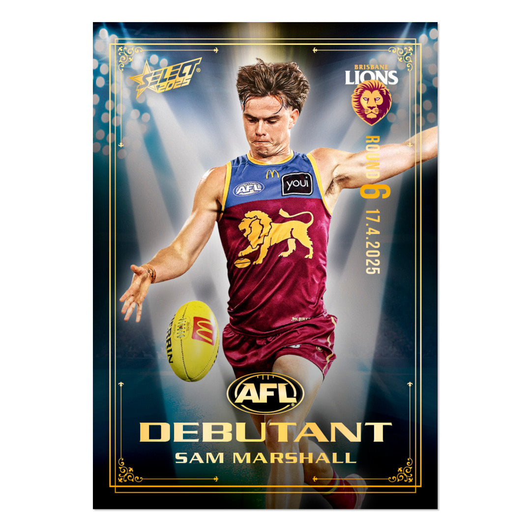 Official AFL 2025 Debutant Collector Cards – Select Cards