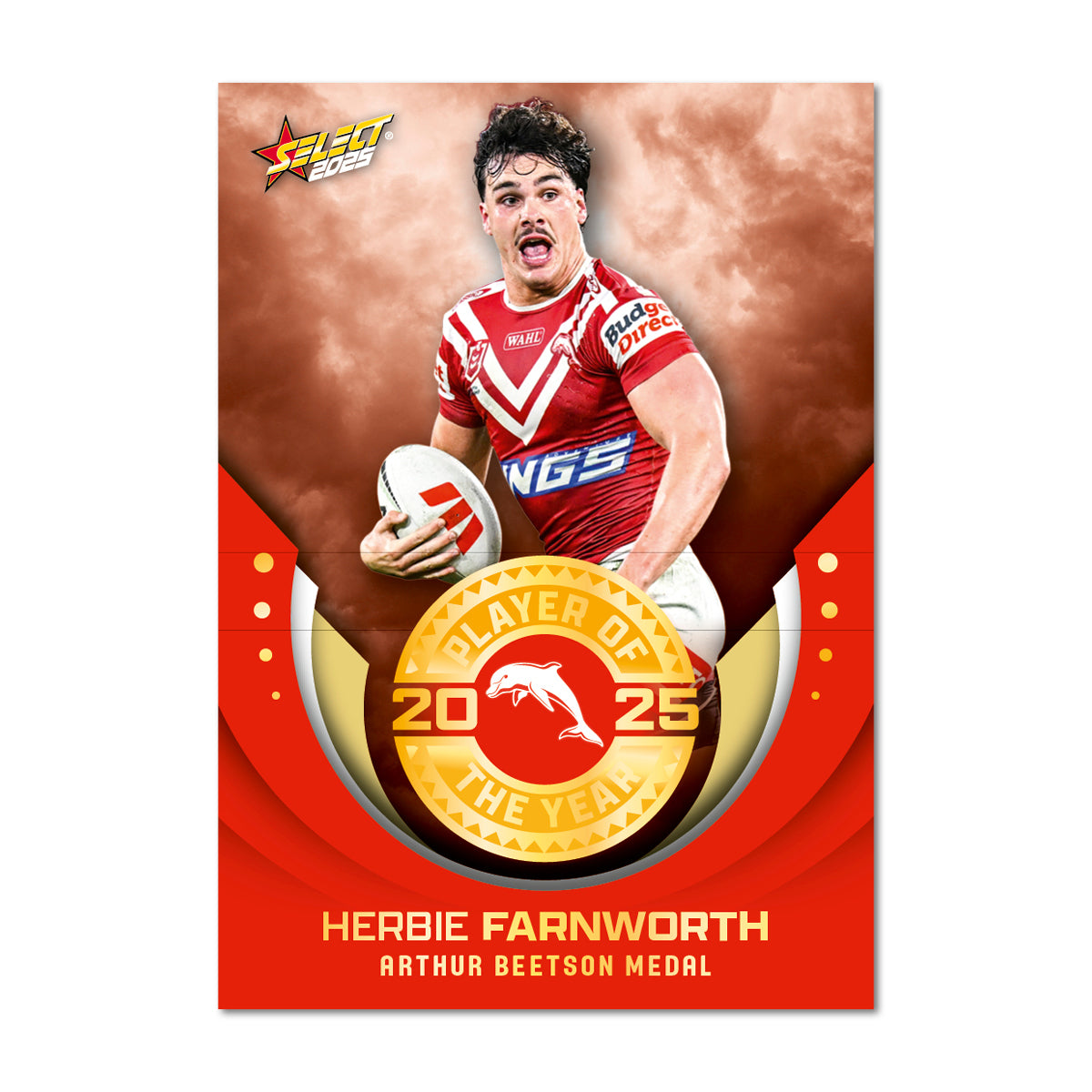 2025 NRL Club Player of the Year Limited Edition Cards – Select Cards