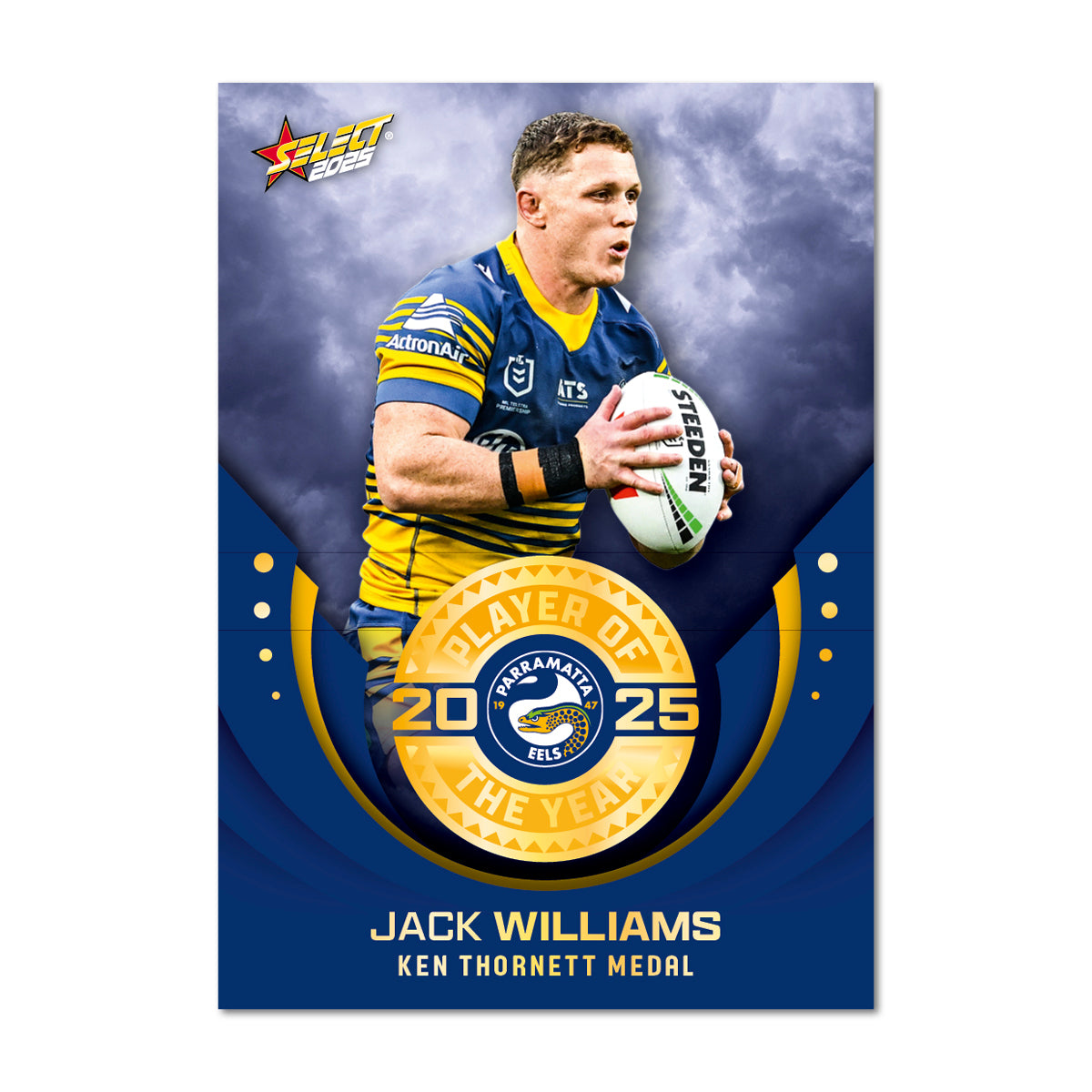 2025 NRL Club Player of the Year Limited Edition Cards – Select Cards