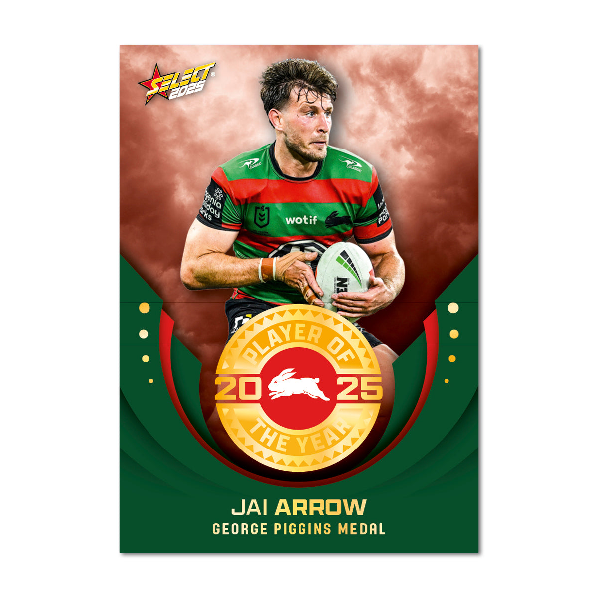 2025 NRL Club Player of the Year Limited Edition Cards – Select Cards