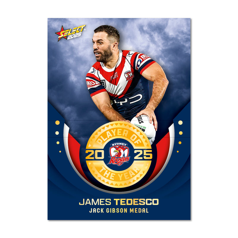 2025 NRL Club Player of the Year Limited Edition Cards – Select Cards