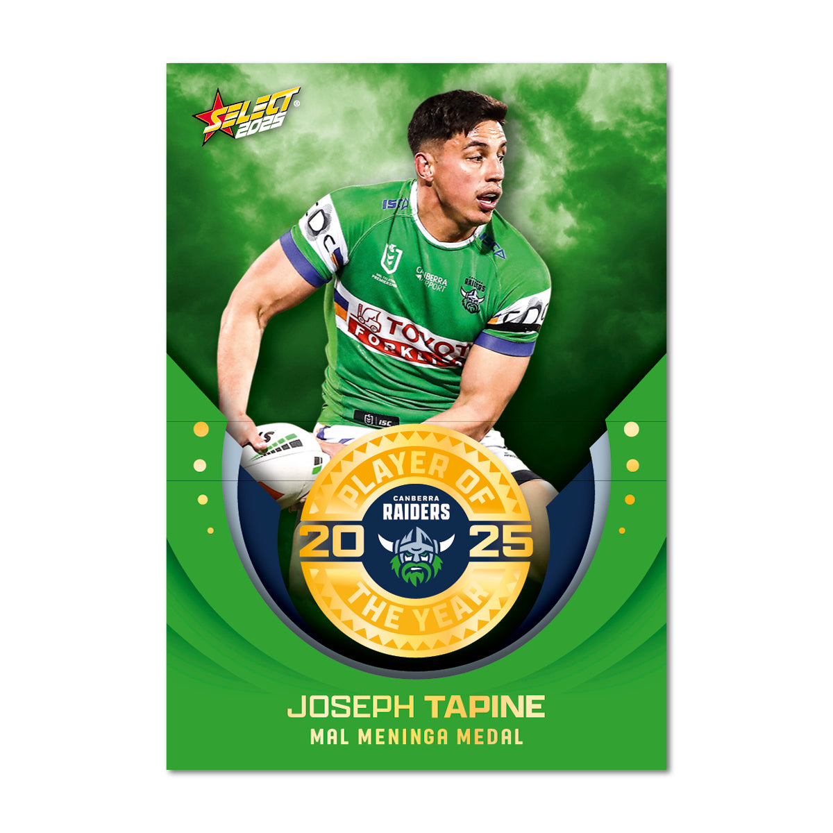 2025 NRL Club Player of the Year Limited Edition Cards – Select Cards