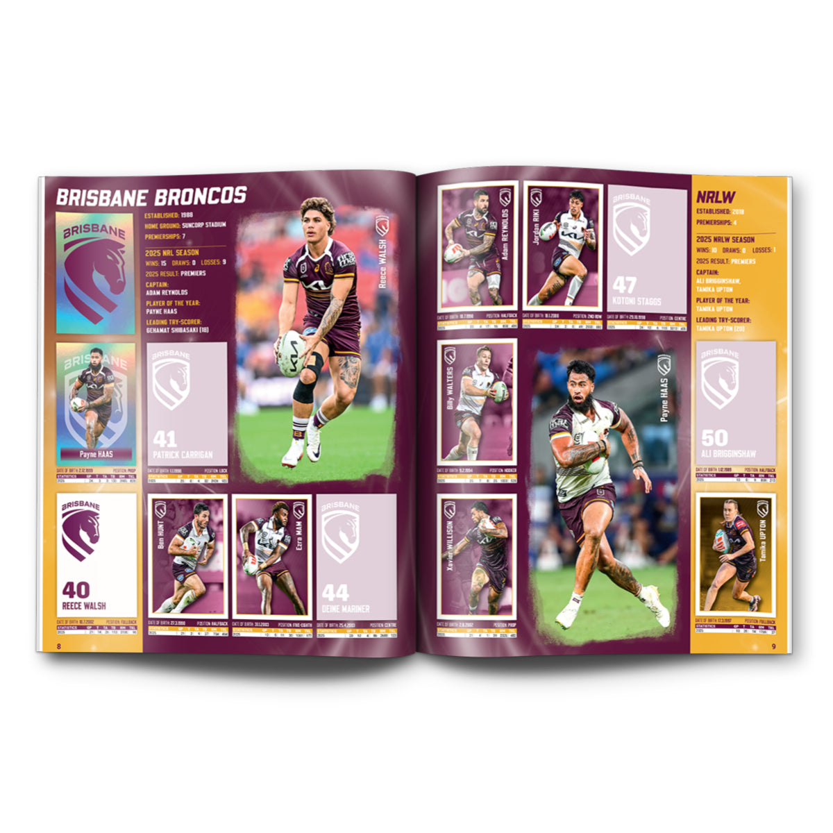 2026 NRL League Heroes Stickers Box (50 Packs) – Select Cards