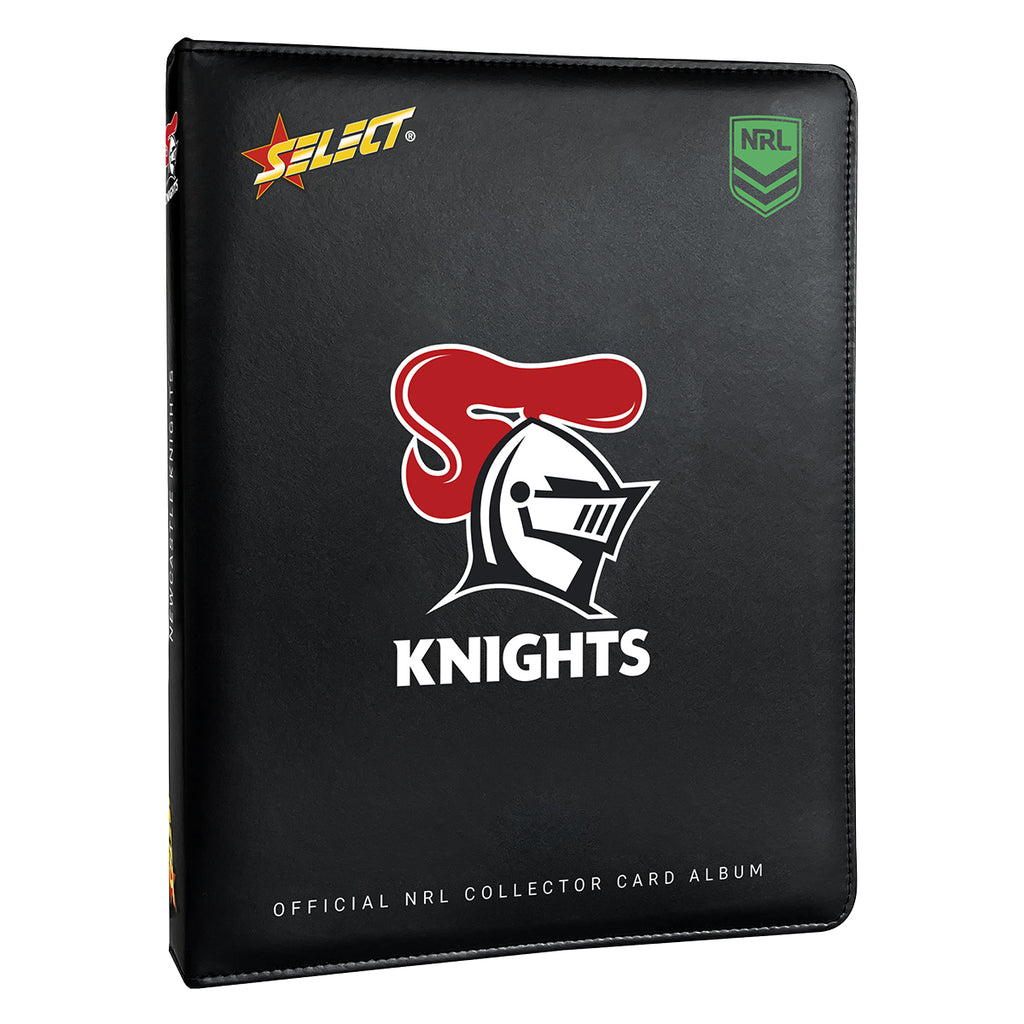 Official NRL Newcastle Knights Collector Card Album – Select Cards