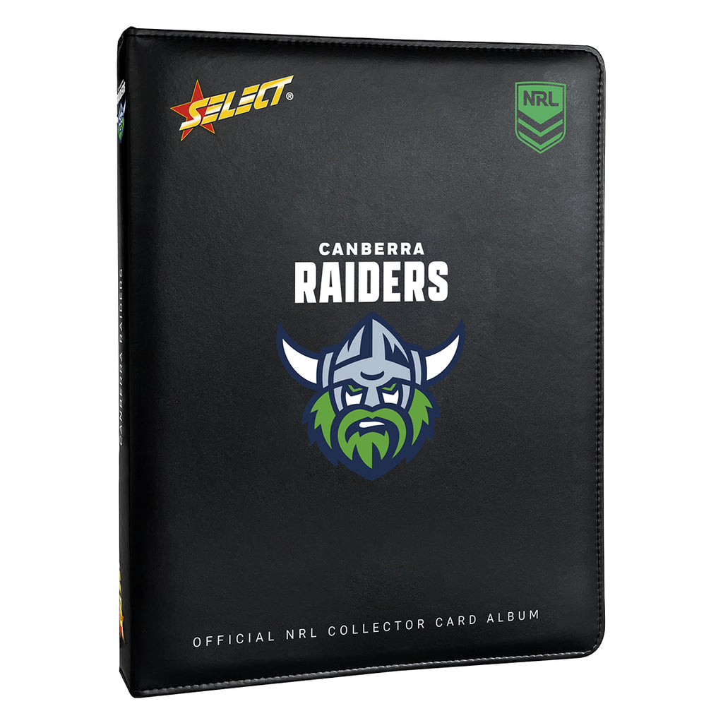 Official NRL Canberra Raiders Collector Card Album – Select Cards