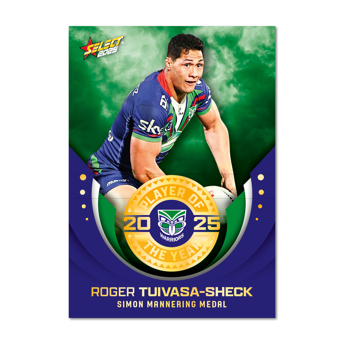 2025 NRL Club Player of the Year Limited Edition Cards – Select Cards