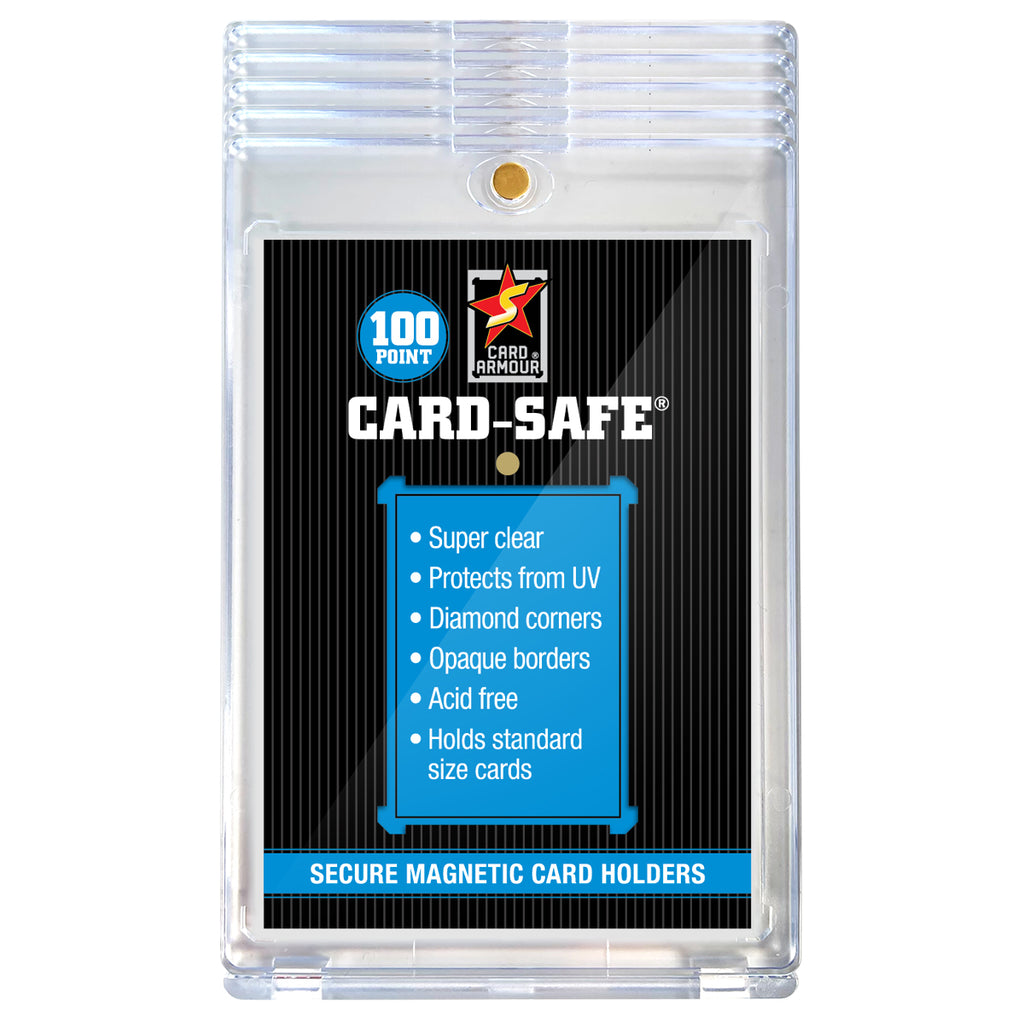 5 Pack of Card Safe 100pt Magnetic Card Holders – Select Cards