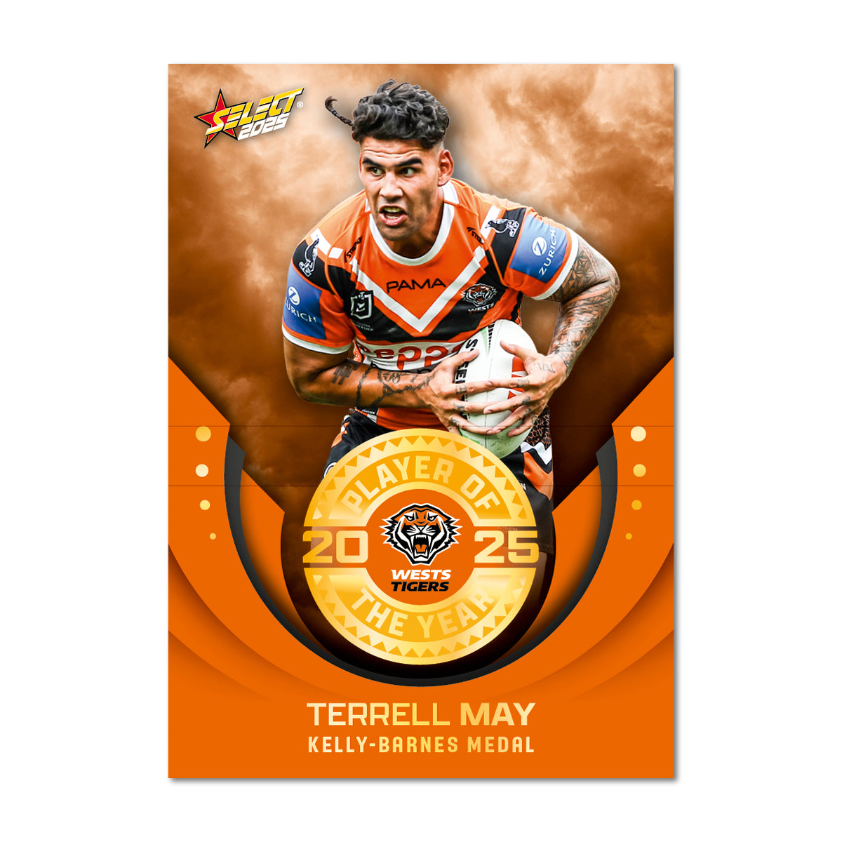 2025 NRL Club Player of the Year Limited Edition Cards – Select Cards