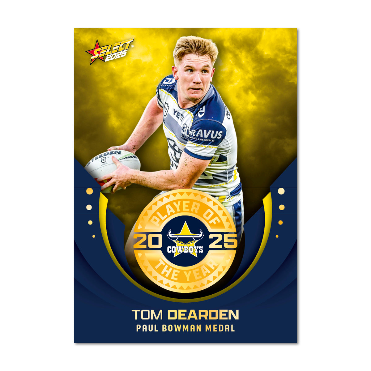 2025 NRL Club Player of the Year Limited Edition Cards – Select Cards