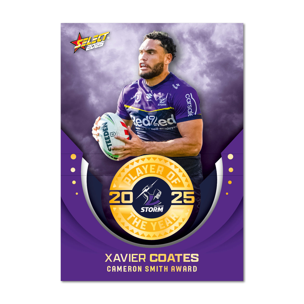 2025 NRL Club Player of the Year Limited Edition Cards – Select Cards