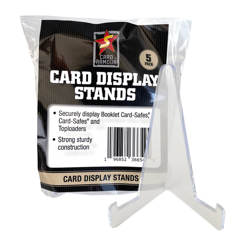 Card Armour Card Display Stands (5 pk) suits AFL Pokemon NBA Yu-Gi-Oh ...