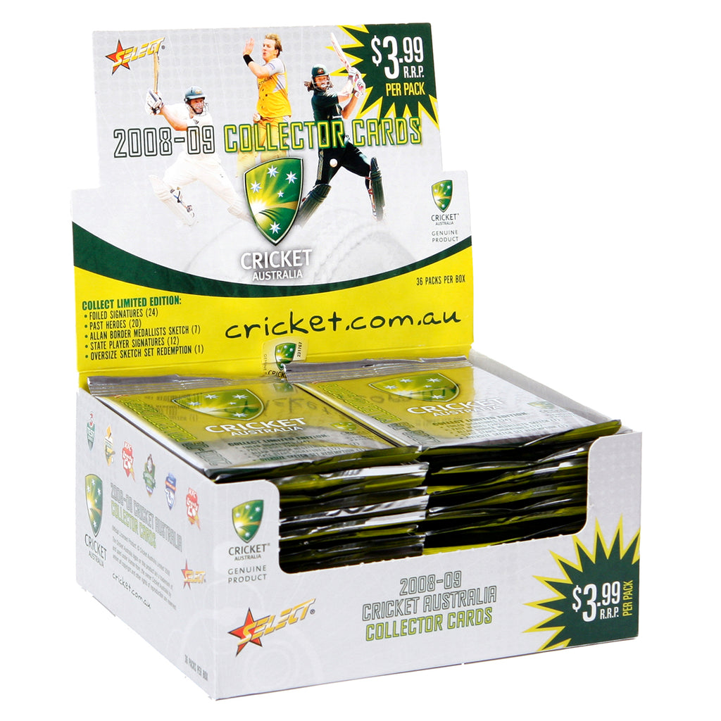 2008-09 Cricket Australia Cards Box | Select Cards – Select Cards